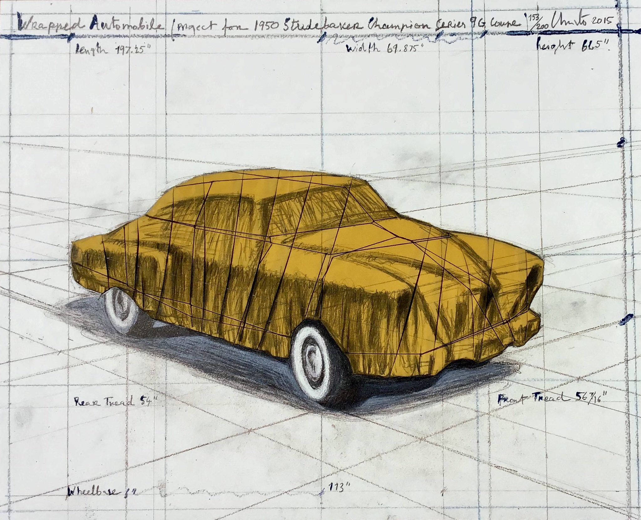 WRAPPED AUTOMOBILE Project for 1950 Studebaker Champion, Series 9 G ...